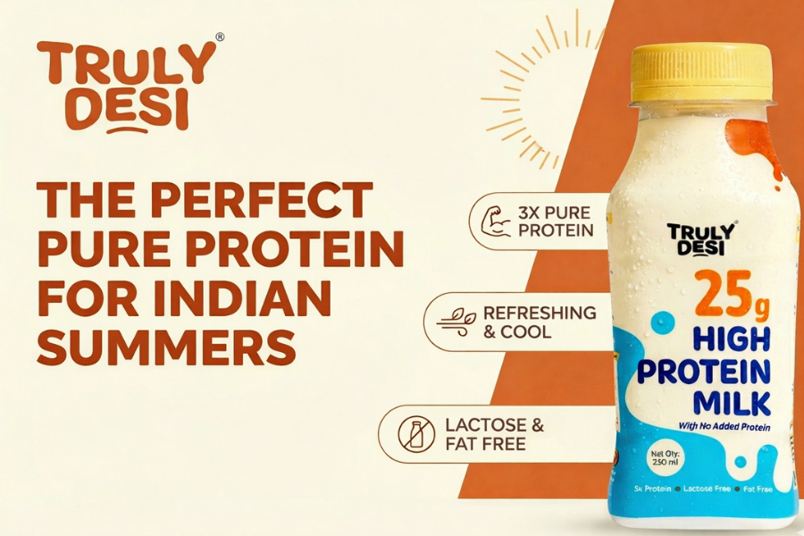 Why Truly Desi High Protein Milk Is the Best Drink for Indian Summers