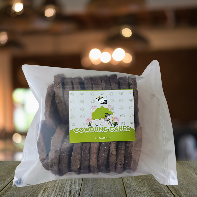 Buy Cow Dung Cakes | Sun Dired Cow Dung Cake Online – Truly Desi